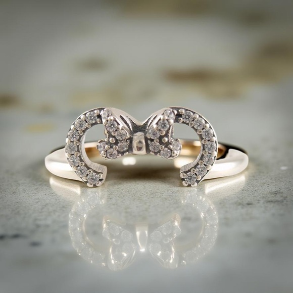 Pandora | Jewelry | Pandora Minnie Silhouette Sterling Silver Cubic ...